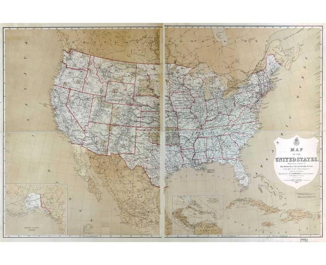 Maps of the United States of America | Collection of maps of the USA ...